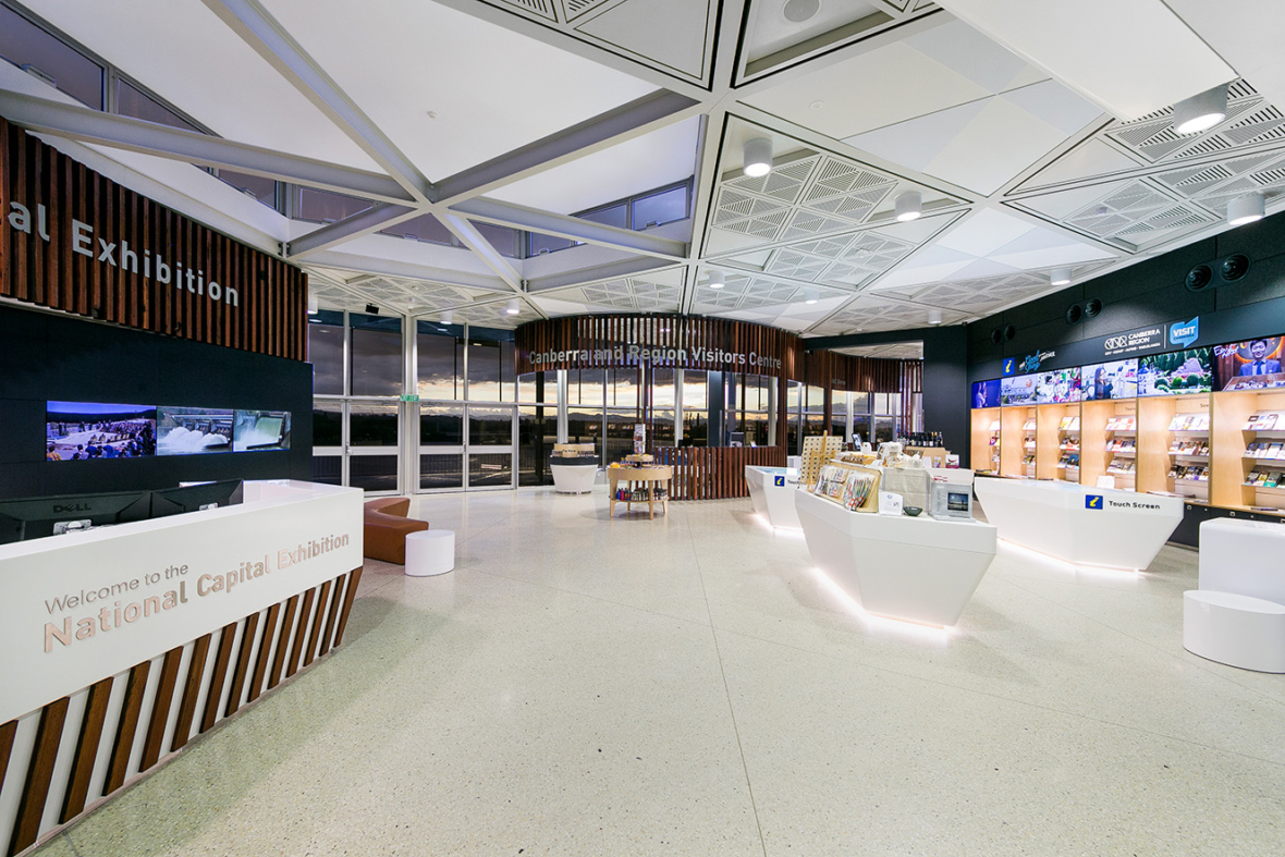 NCE Refurbishment + Integrated Canberra & Region Visitors Centre Fitout ...