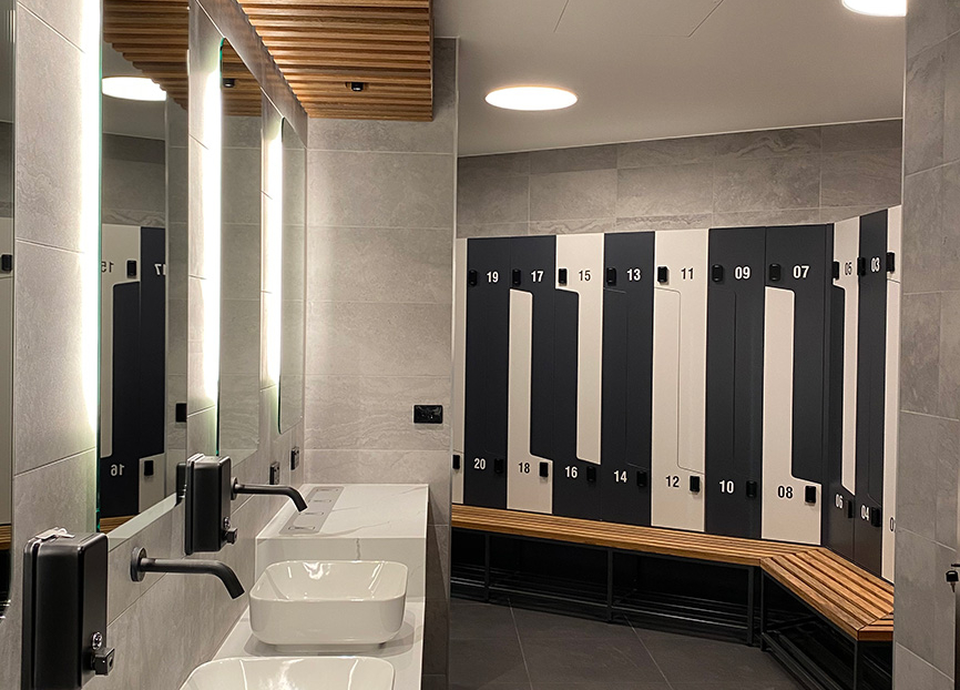 Brindabella Business Park Gym, End of Trip Facilities – AMC Architecture
